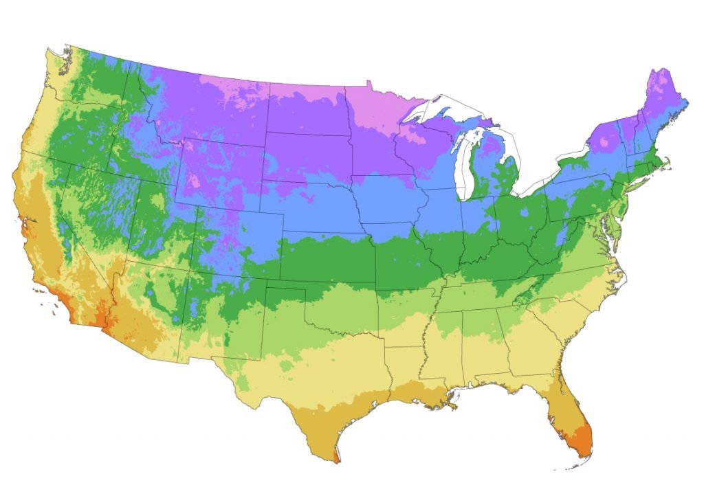 USDA Plant Hardiness Zone Map | Plant By Number™